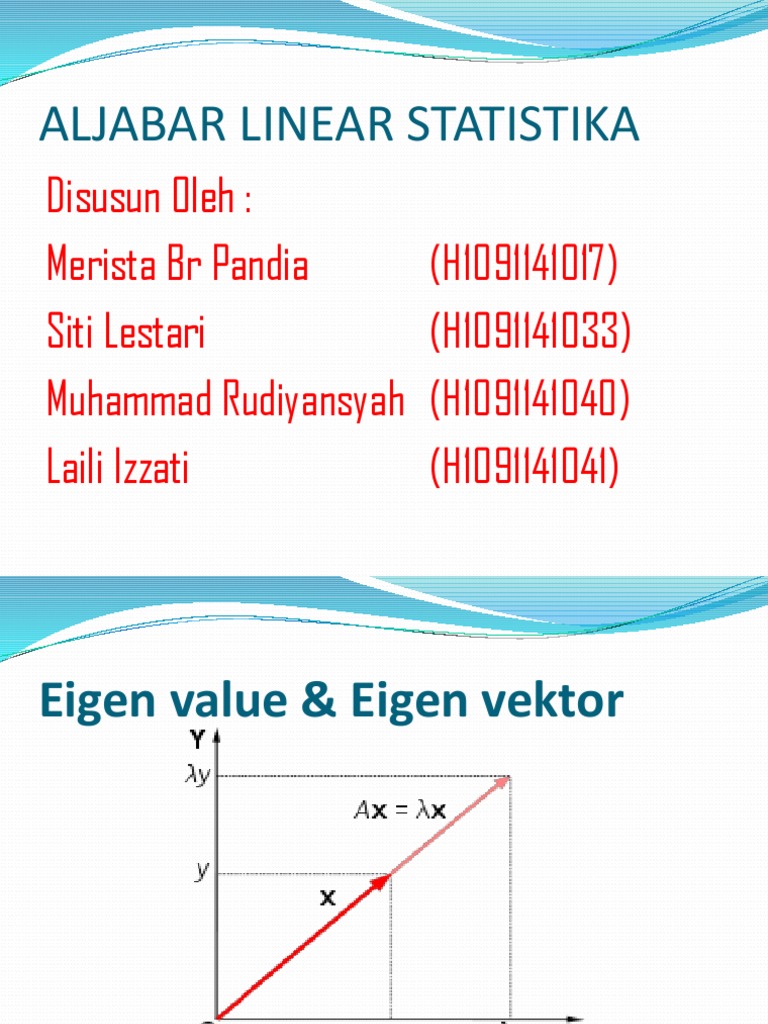 Nilai dan Vektor Eigen dalam Aljabar | PDF | Metode & Bahan Ajar