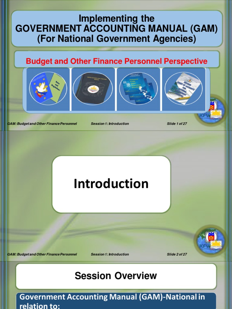 Implementing the Government Accounting Manual | PDF | Budget ...