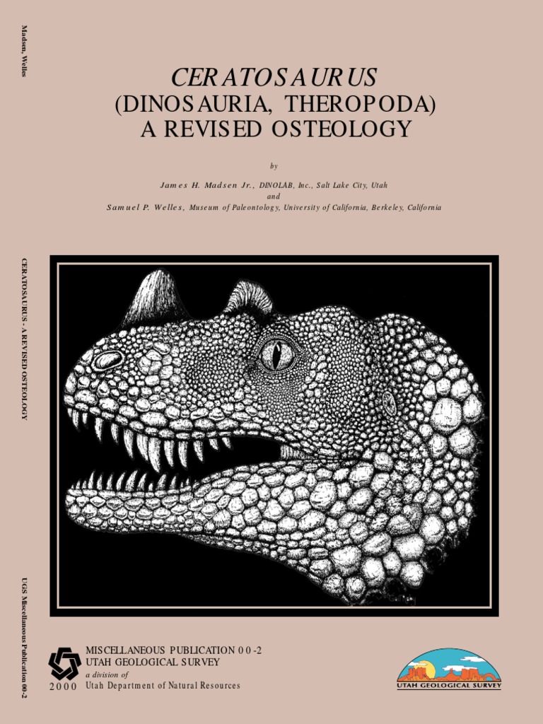 Ceratosaurus: (Dinosauria, Theropoda) A Revised Osteology | PDF ...