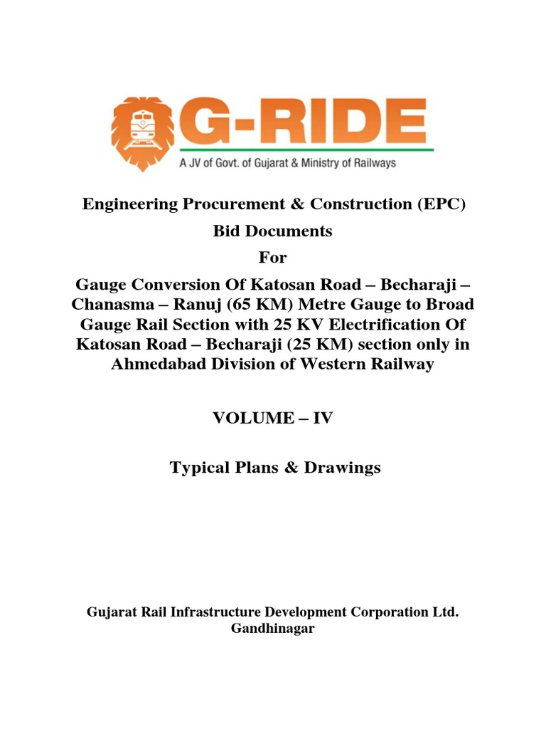 Vol.4-0 - Typical Plan and Drawings | PDF | Rail Transport | Civil ...