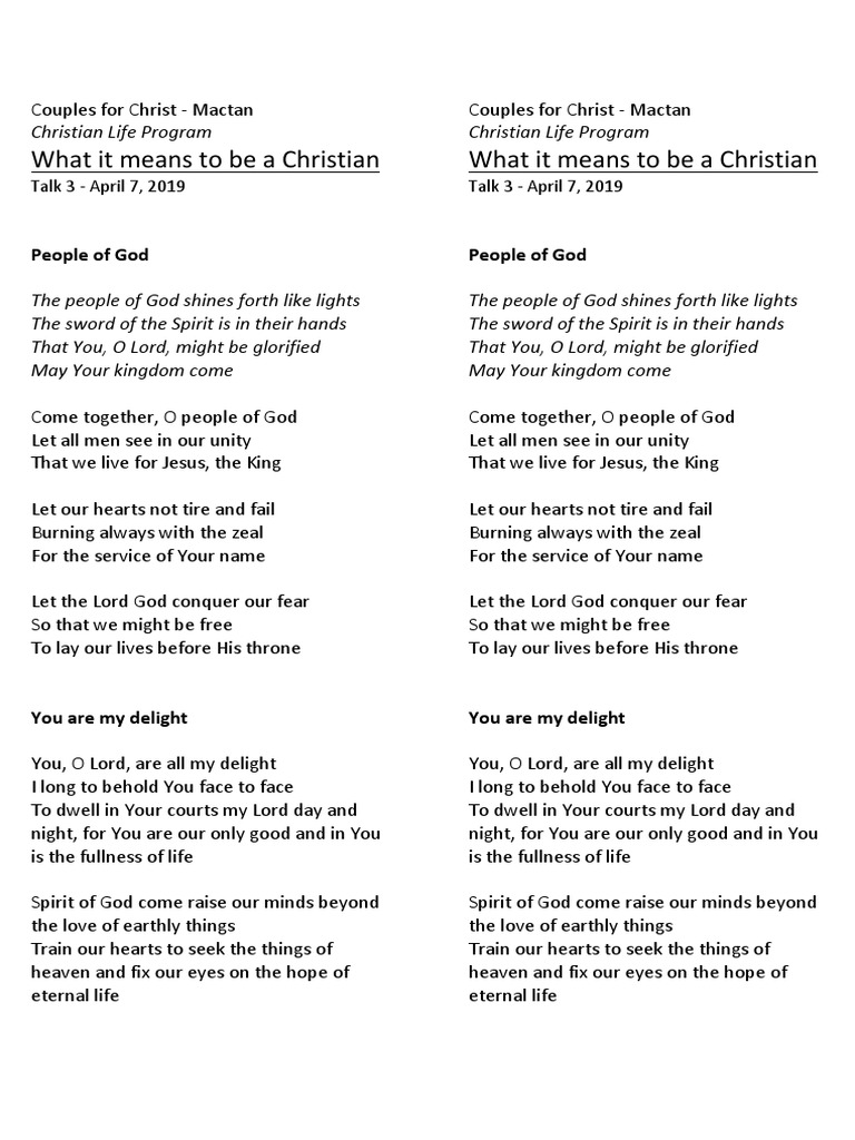 CLP Talk 3 | PDF | Eternal Life (Christianity) | God