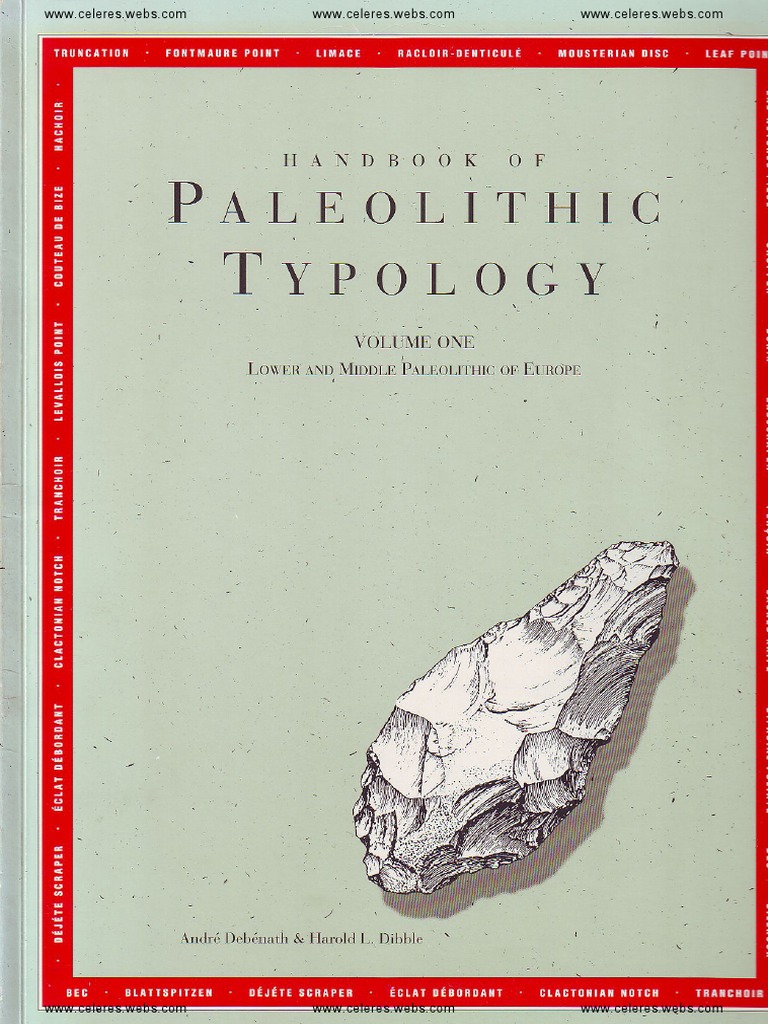 Andre Debenath, Harold L. Dibble - Handbook of Paleolithic Typology ...