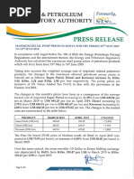 Tanzania Petroleum Price Caps 2025 | PDF | Exchange Rate | Filling Station