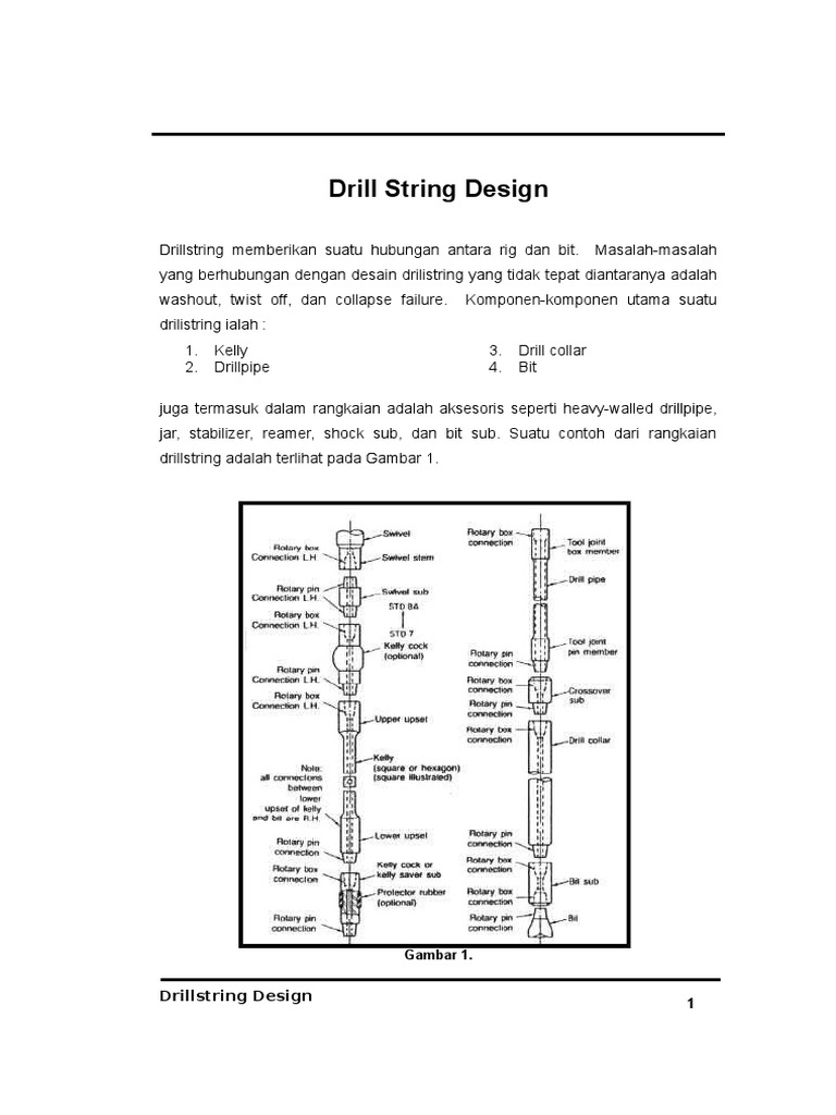 Drillstring Design | PDF