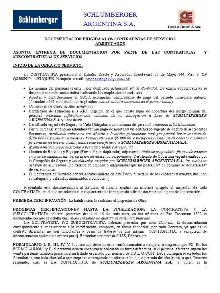 documentacion - Archivos/instructivo Schlumberger | PDF | Póliza de seguros | Seguro de vida