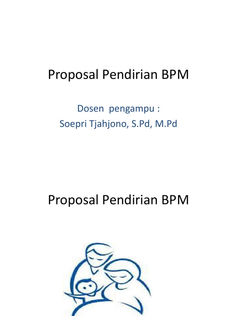 Contoh Proposal Pendirian BPM | PDF
