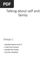 Self and Family Introduction Guide | PDF | Lifestyle