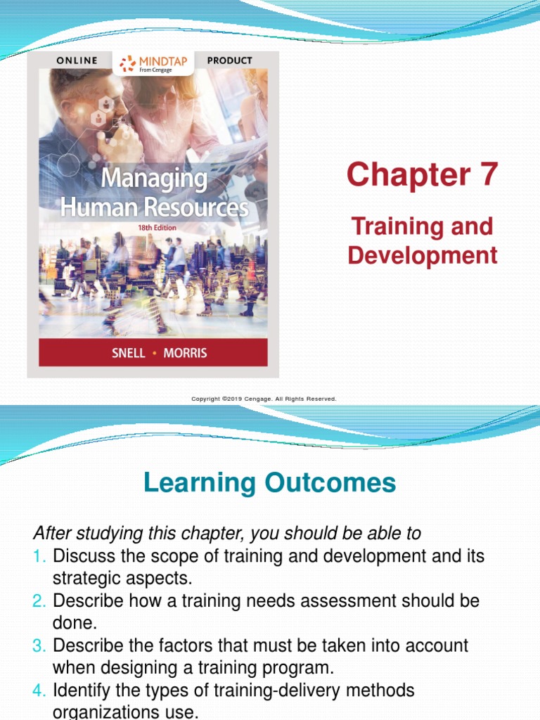 CHAPTER 7 Training and Development | Download Free PDF | Educational Technology | Employment
