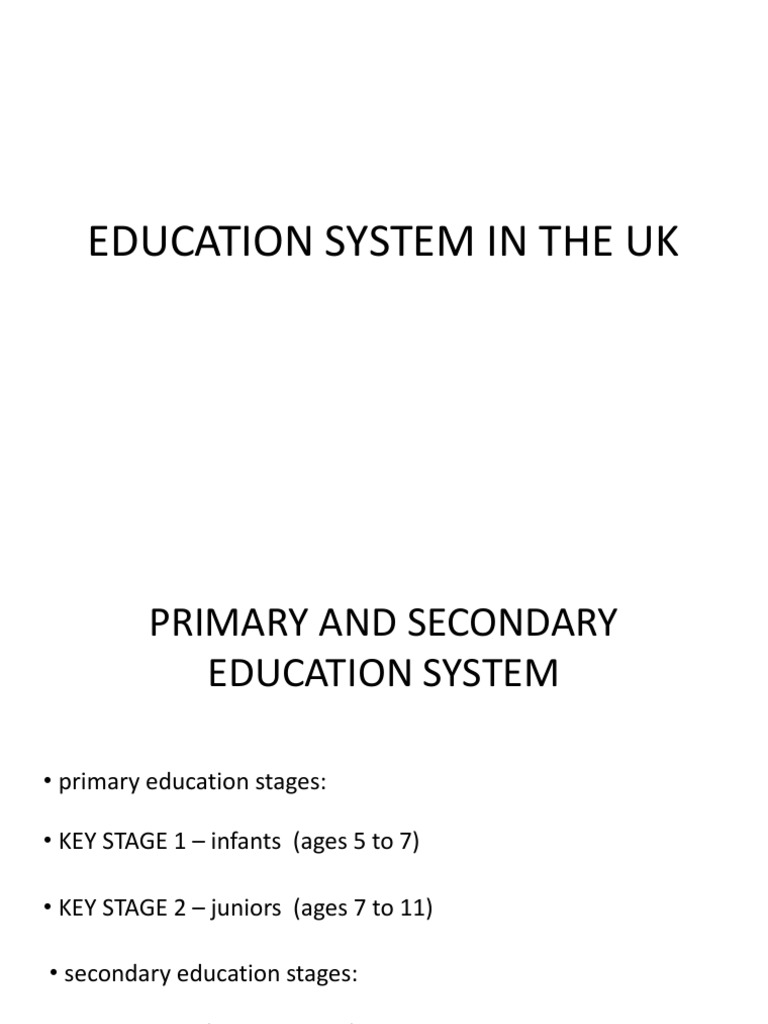 Overview of the UK Education System | PDF | Schools | State School