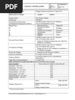 4M Change Request | PDF