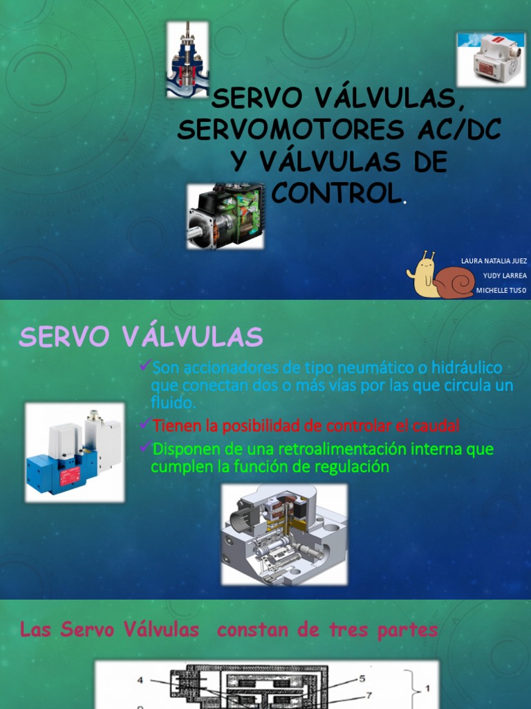 Servo Válvulas, Servomotores Ac | PDF | Bienes manufacturados ...