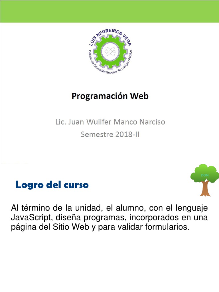 Programación Con JavaScript | PDF | Script Java | Lenguaje de programación Programación Con JavaScript | PDF | Script Java | Lenguaje de programación