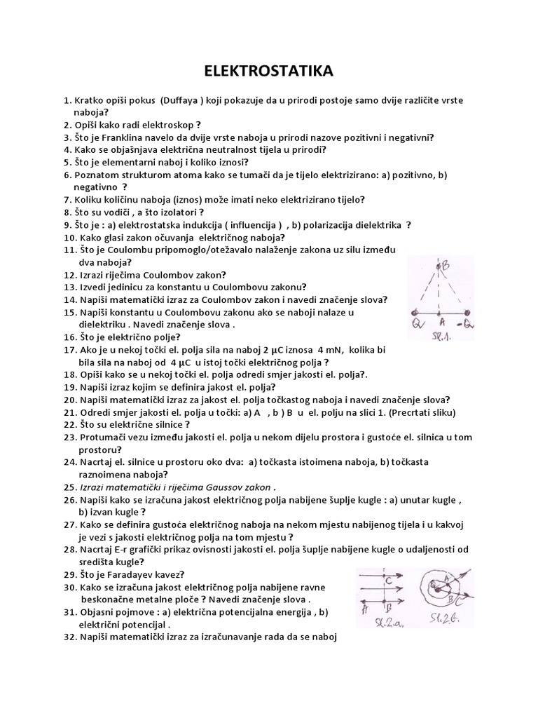 ELEKTROSTATIKA | PDF