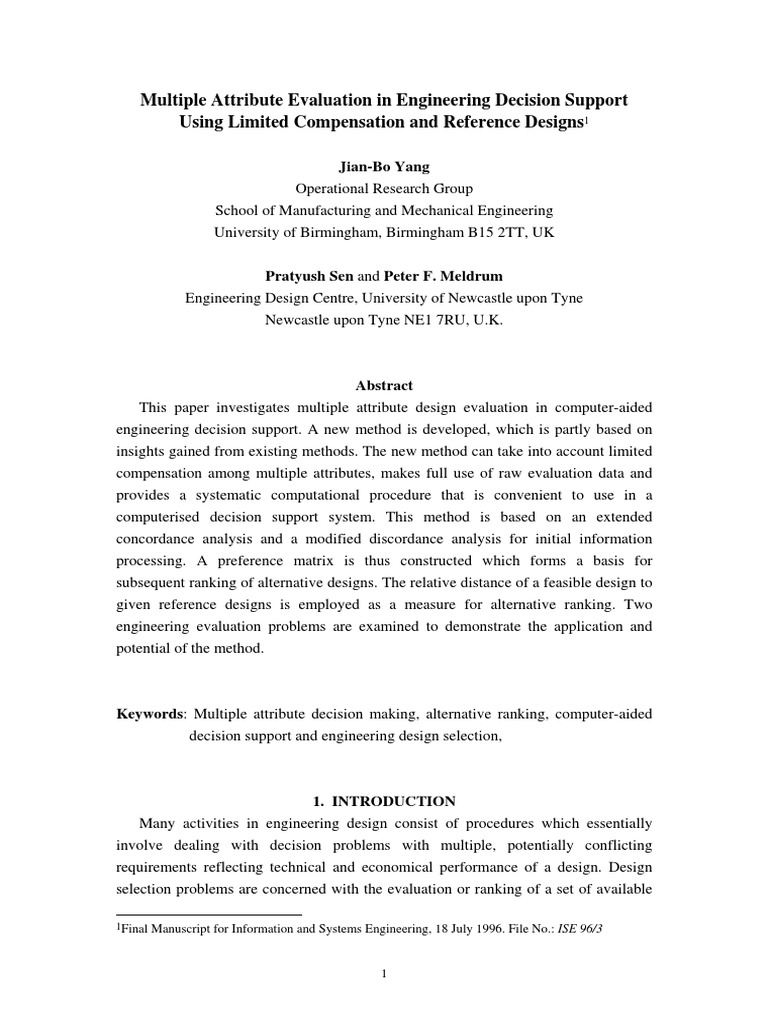 Tablas Electre | PDF | Matrix (Mathematics) | Analysis