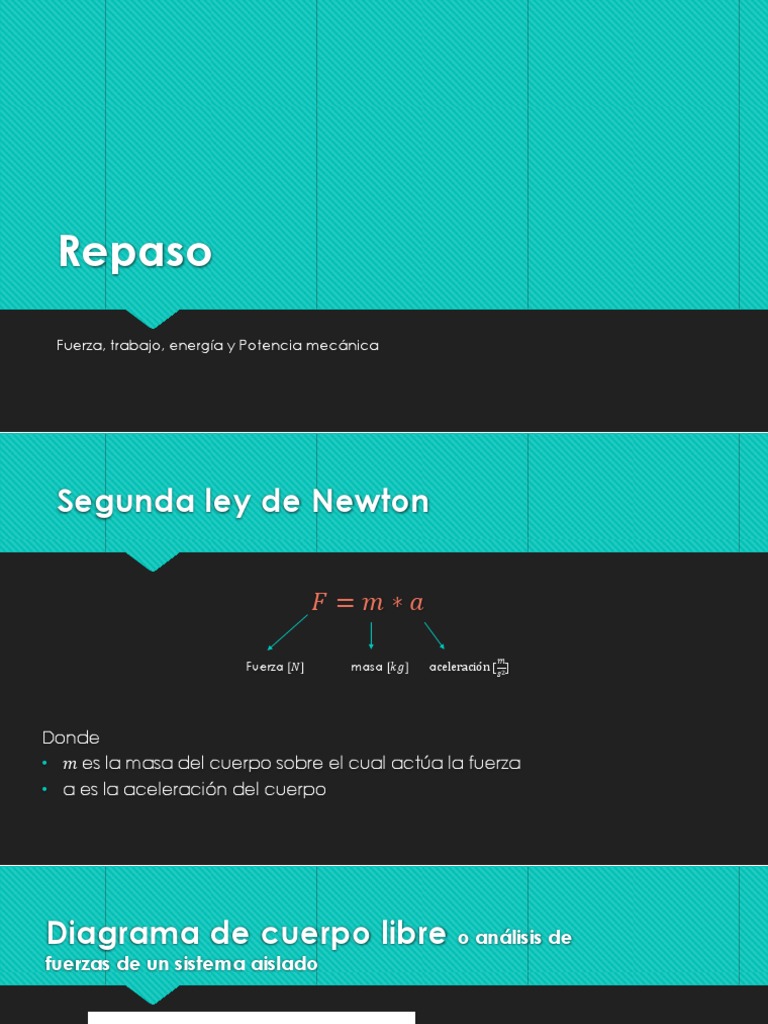 Ejercicios de Repaso MRU | PDF | Masa | Energía cinética