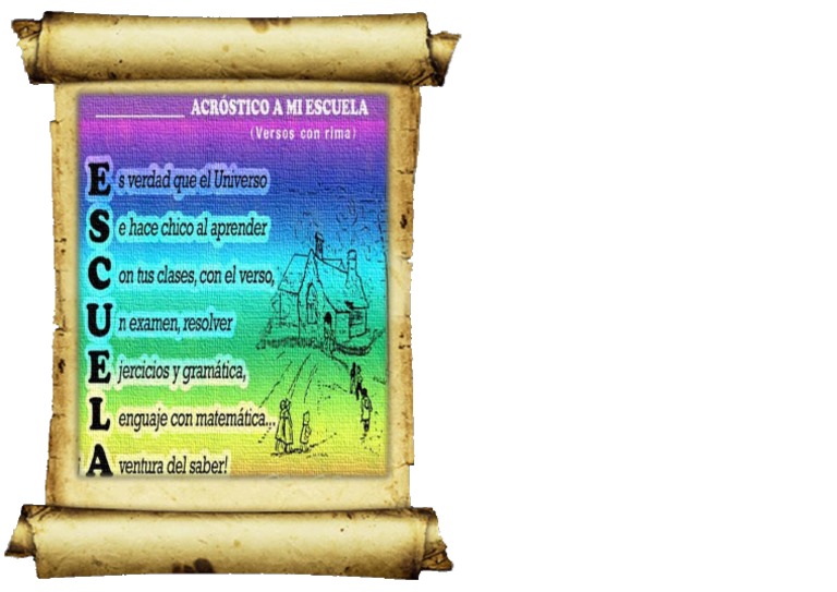 Acrostico Escuela | PDF
