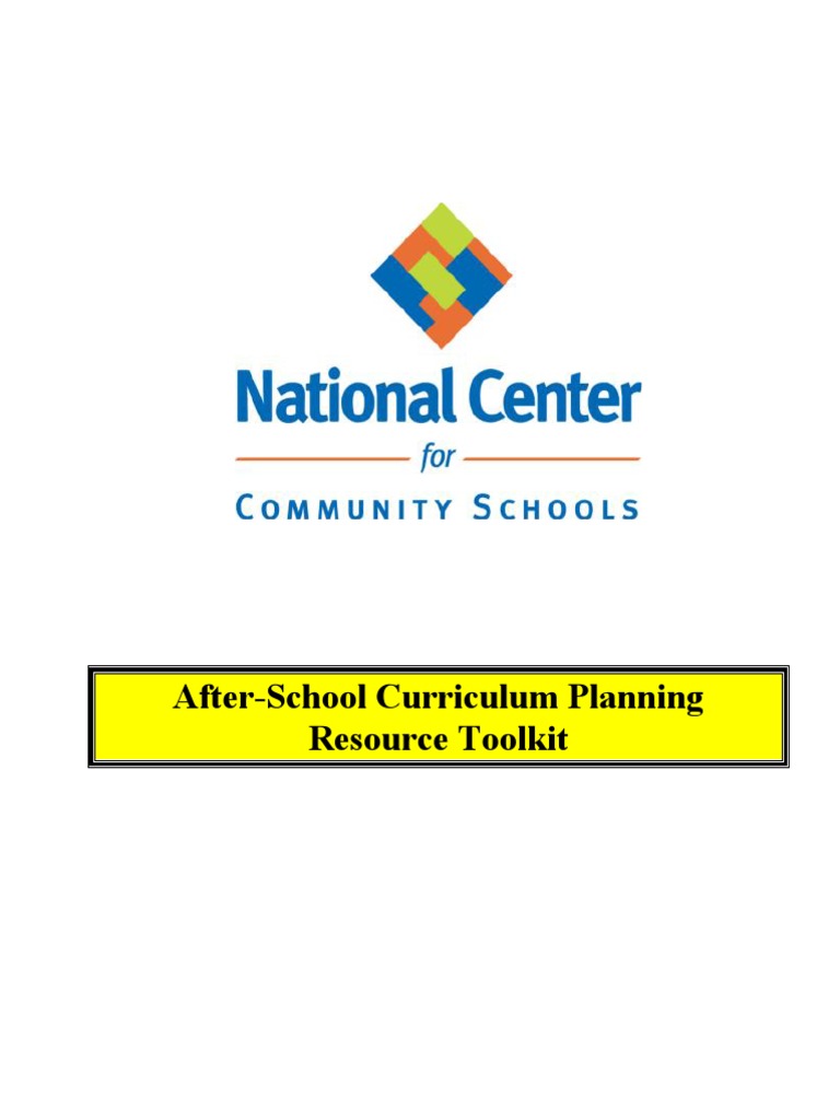 After-School Curriculum Resource Toolkit | PDF | Learning | Curriculum
