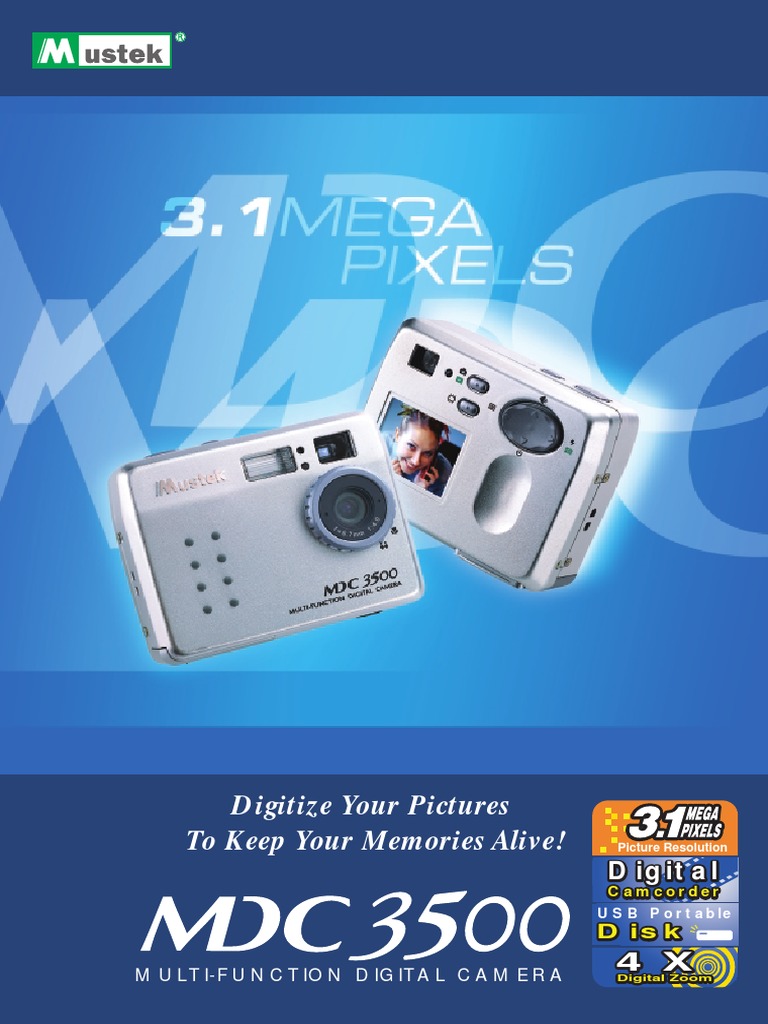 MDC 3500 Manual | PDF | Digital Camera | Imaging