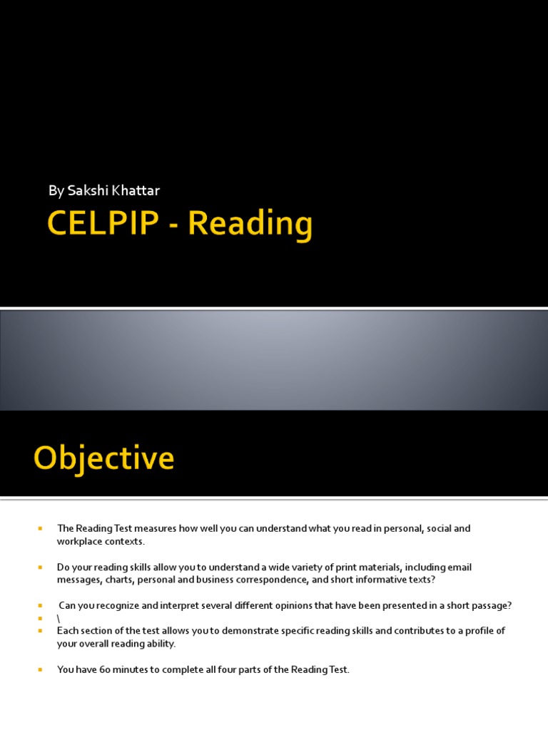 Celpip - Reading | PDF | Question | Reading (Process)