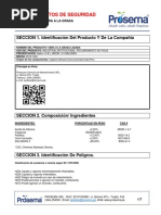 LGAF3e Safety PDF | PDF | Formaldehído | Agua