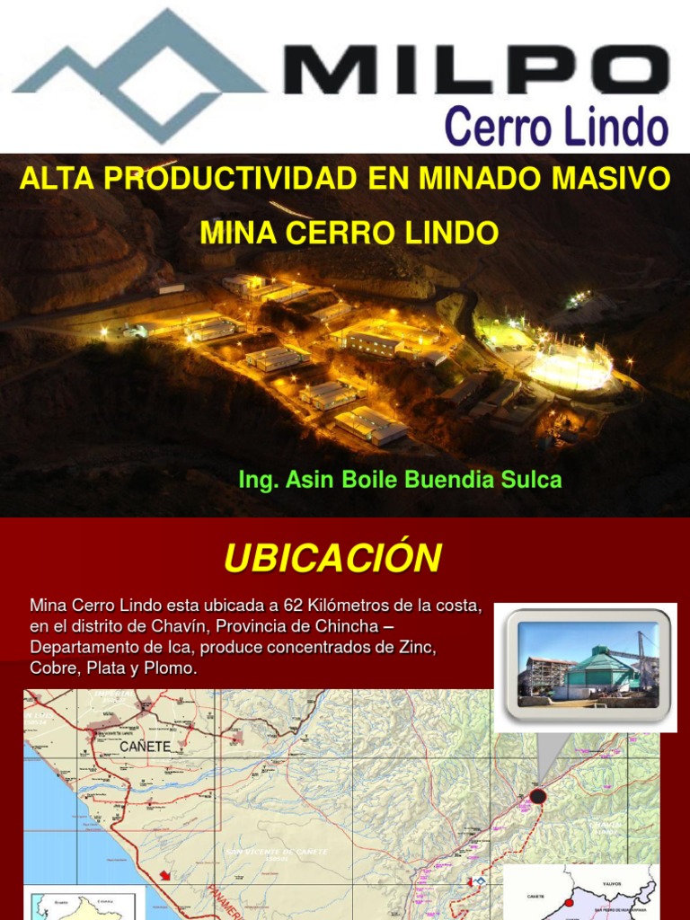 Cerro Lindo Productividad | PDF | Desalinización | Minería
