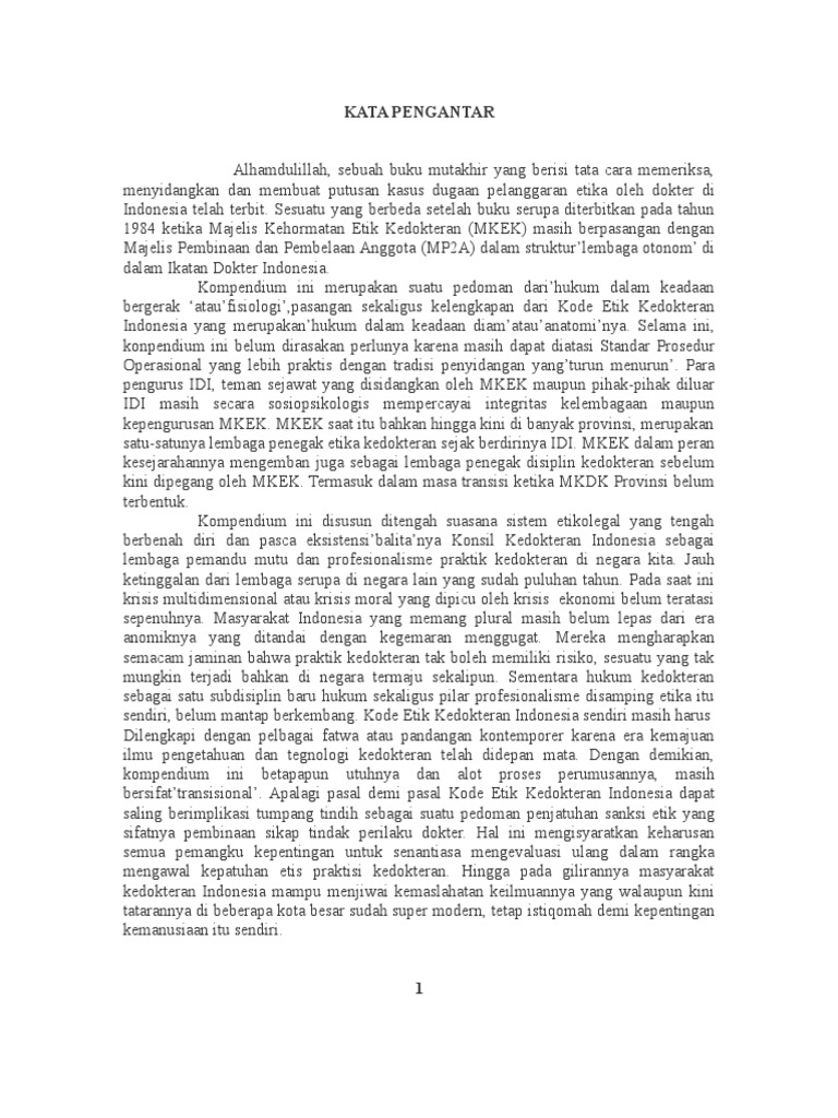 Pedoman Organisasi Tata Laksana Kerja MKEK | PDF | Sains & Matematika