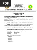 Barangay Organizational Chart 2021 | PDF