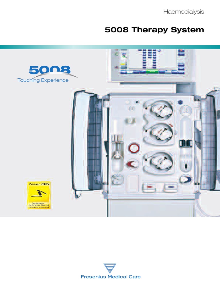 5008 Therapy System PDF | PDF | Hemodialysis | Dialysis