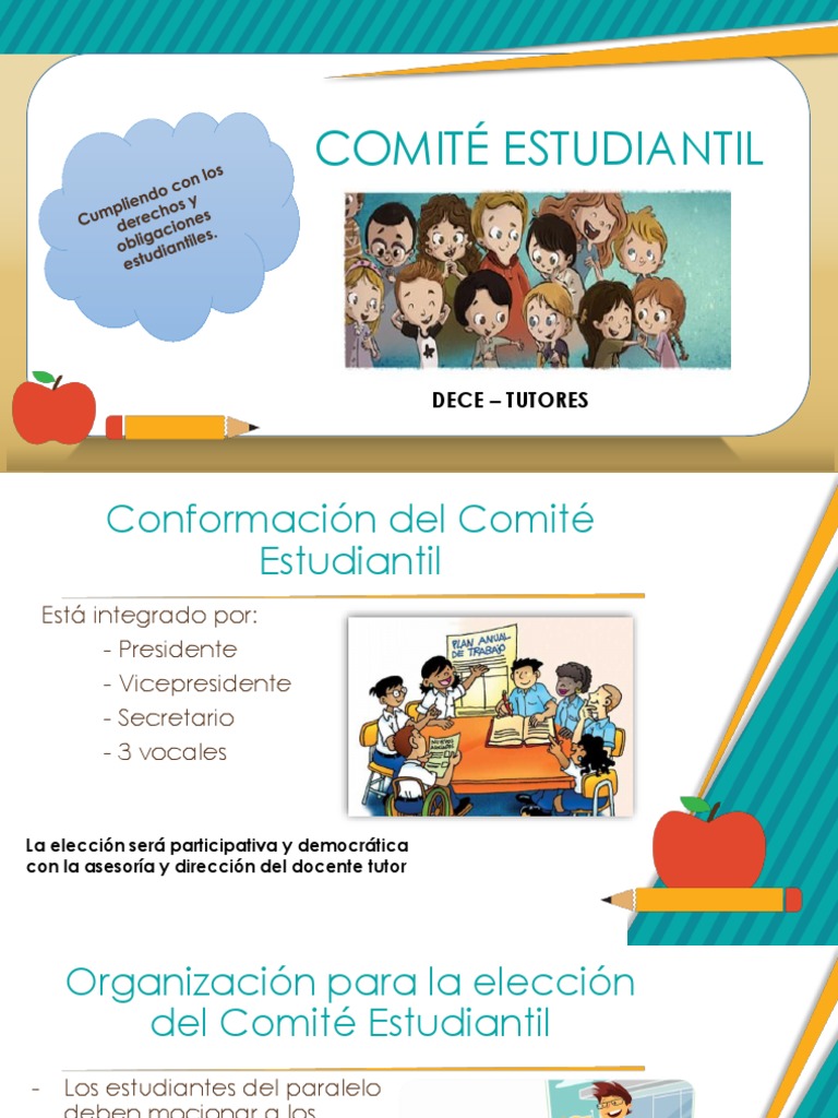 Comité Estudiantil - Funciones | PDF | Unión de Estudiantes | Maestros