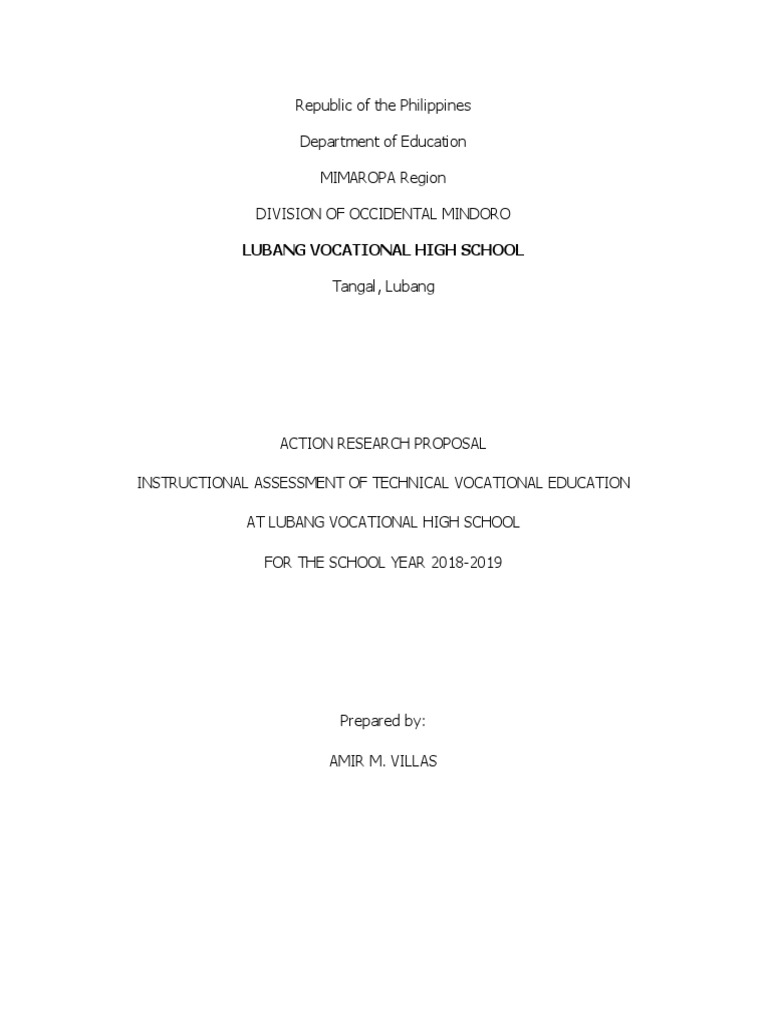 Assessment of TLE Program Instruction | PDF | Teachers | Curriculum