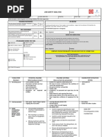 Job Safety Analysis: 1 Confined Space Entry JSA Example | PDF ...