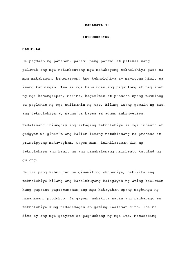 Filipino Project | PDF