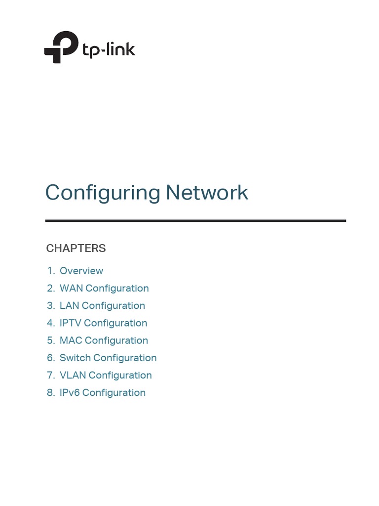 Configuring Network | PDF | Ip Address | Iptv