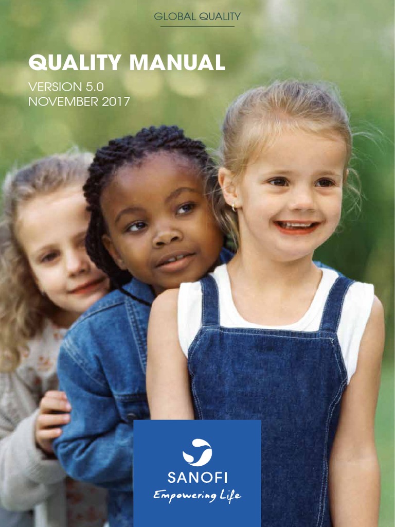 Global Quality Manual - Sanofi PDF | PDF | Risk Management | Drug ...