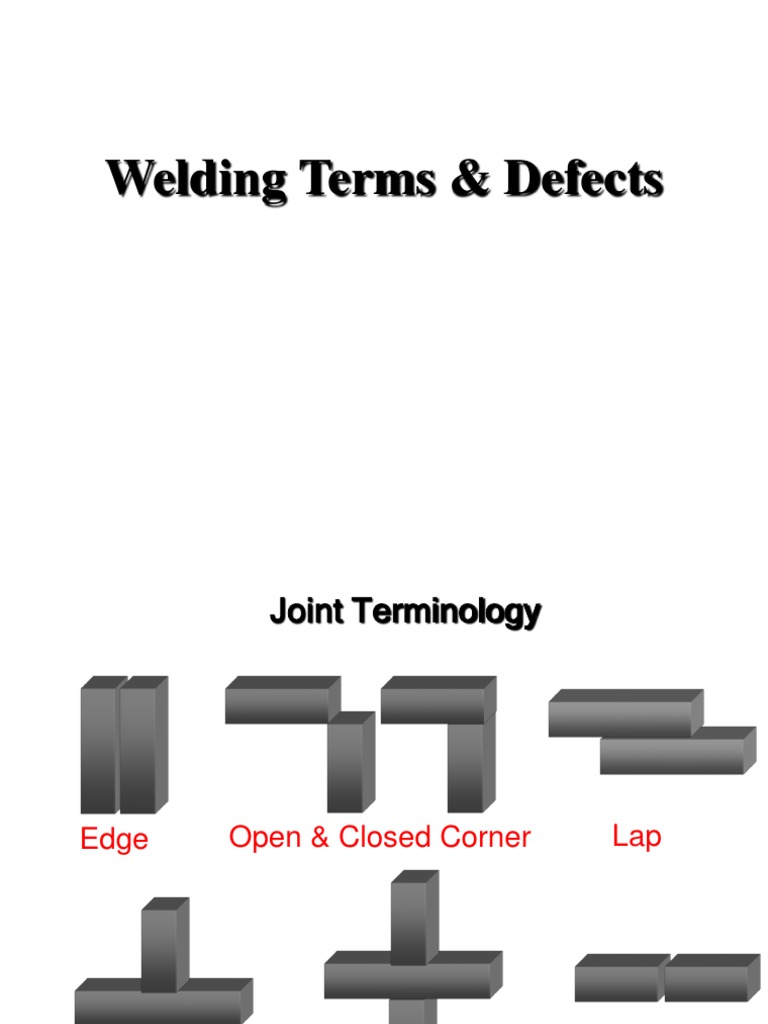 Welding Terms and Defects | PDF | Welding | Construction