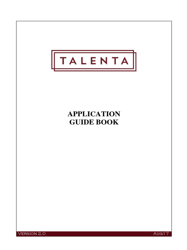 Talenta Application Guide for Admins | PDF | Wages And Salaries | Payroll