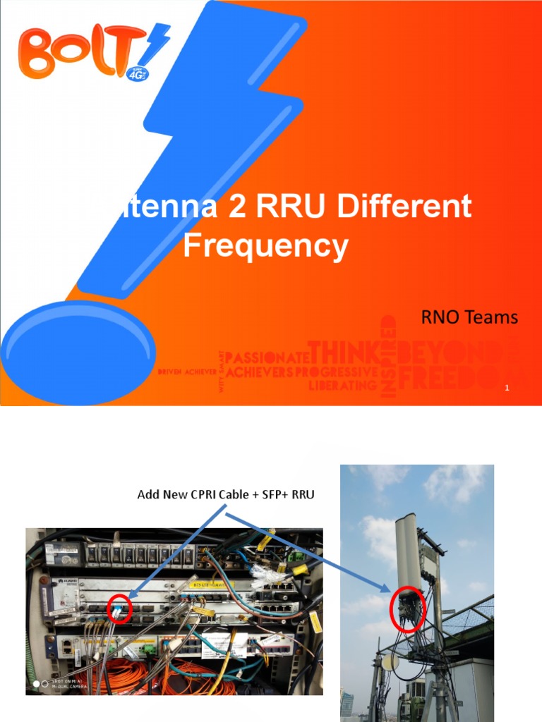 1 Antenna 2 RRU Different Frequency: RNO Teams | PDF ...