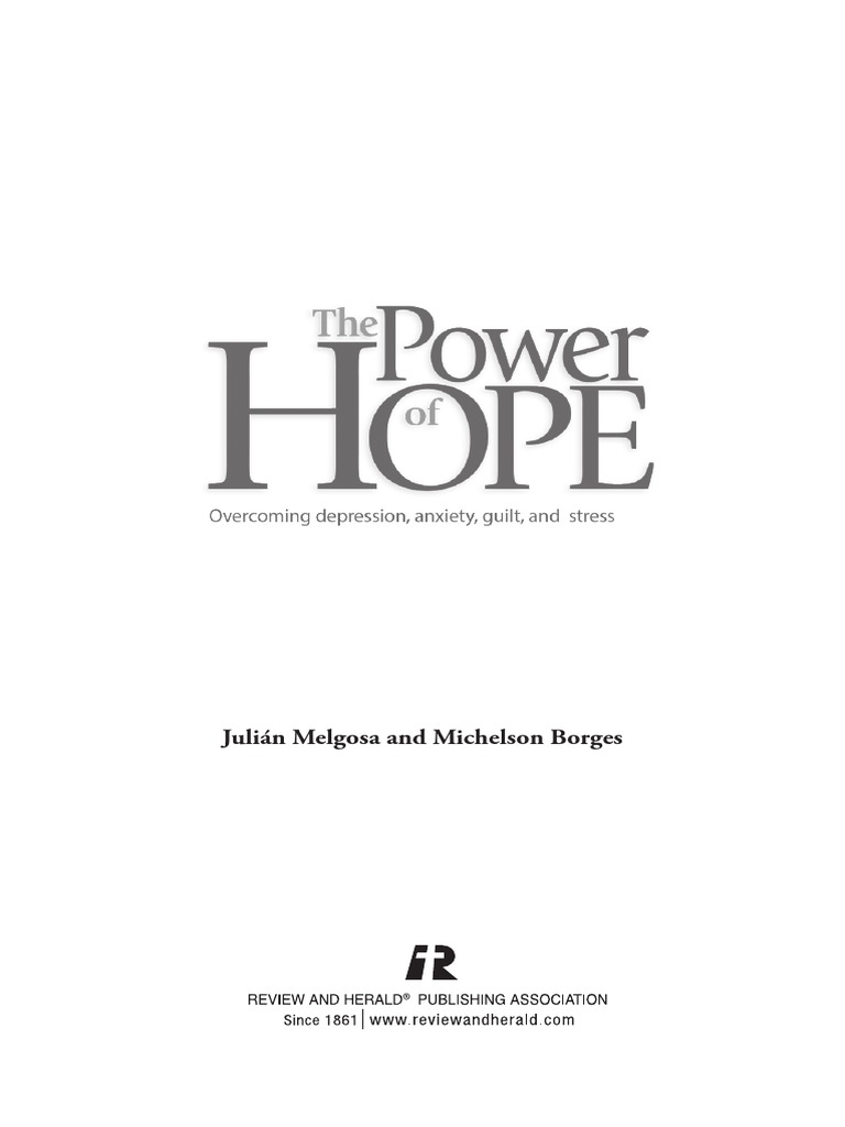 Power of Hope | PDF | Anxiety | Optimism