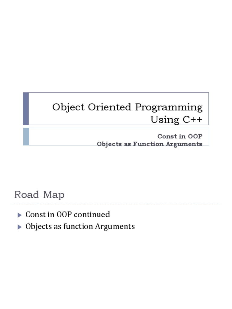 Const Funtion In C Pdf Parameter Computer Programming Pointer Computer Programming 