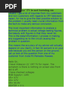 7 Most Common Problems With CRT TV and Their Possible Diagnosis | PDF ...
