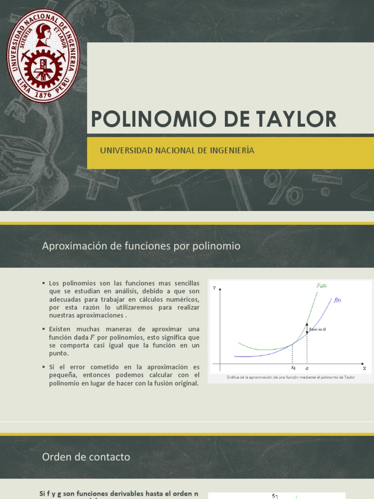 Polinomio de Taylor | PDF | Integral | Derivado