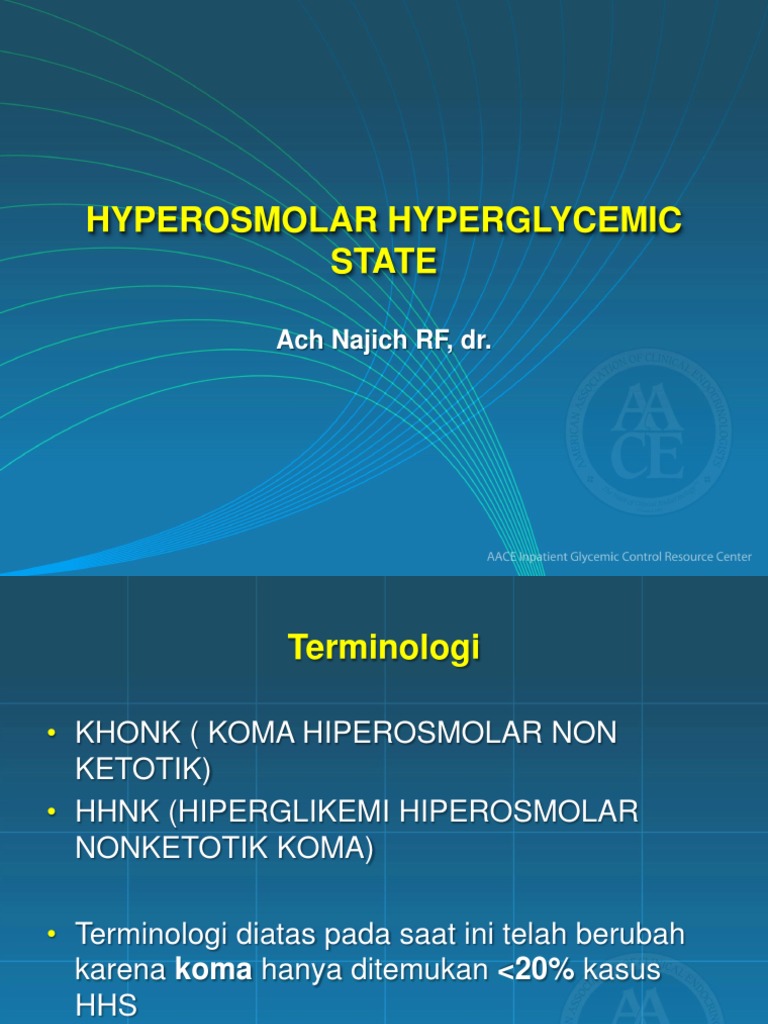 Hyperosmolar Hyperglycemic State Overview | PDF | Hyperglycemia ...