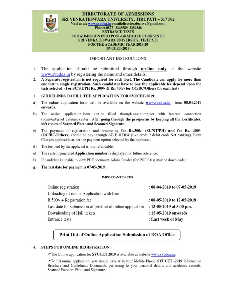 Booklet 2019 | PDF | University And College Admission | Test (Assessment)