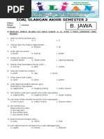 Kelas 1 Bahasa Jawa Kurikulum Merdeka | PDF