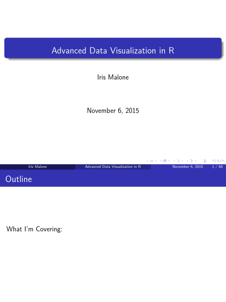 Advanced Data Visualization in R: Iris Malone | PDF | Regression Analysis | Python (Programming ...