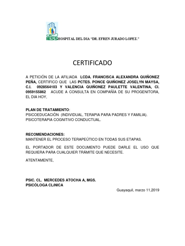 Certificado Asistencia | PDF