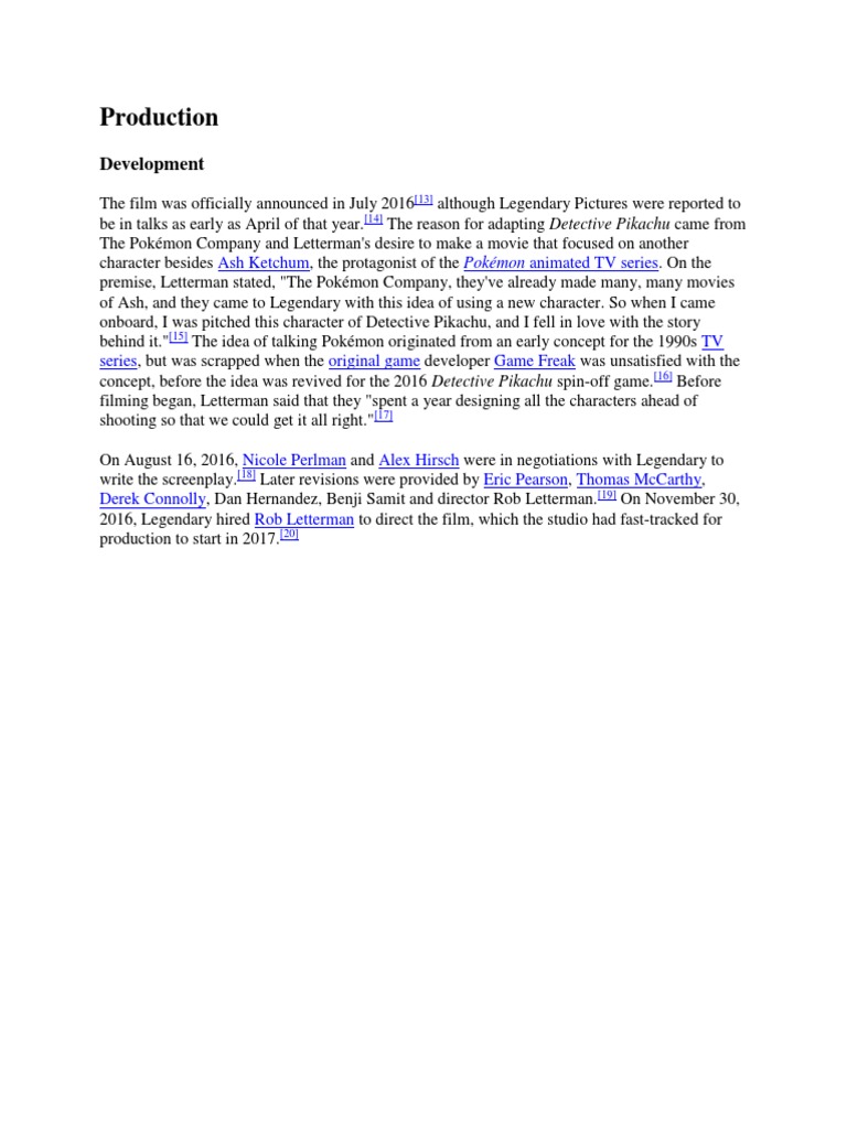 Pokemon Production 1 | PDF