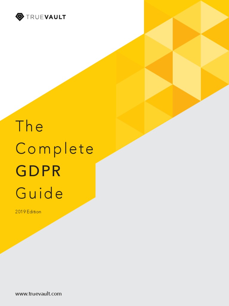 The Complete Guide To Gdpr Pdf Pdf Personally Identifiable