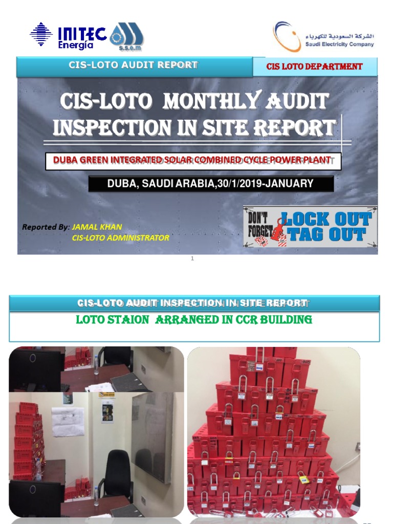 CIS-LOTO Monthly Audit Report 2019 | PDF