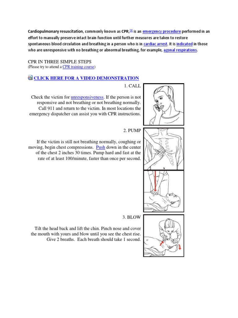 Click Here For A Video Demonstration: Unresponsiveness | PDF ...